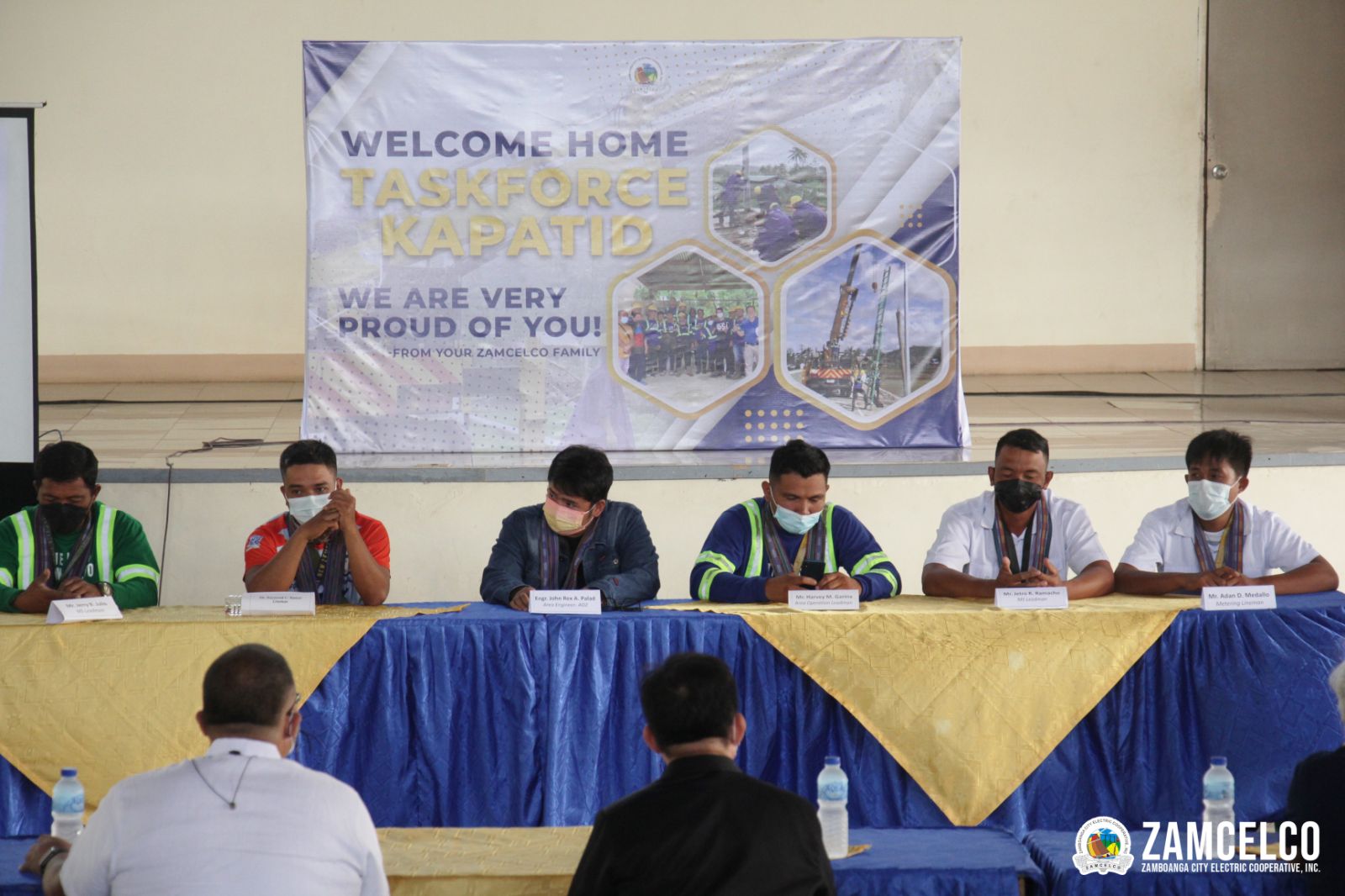 Home Welcoming of 15 brave Task-Force Kapatid (TFK) Members : New ZAMCELCO