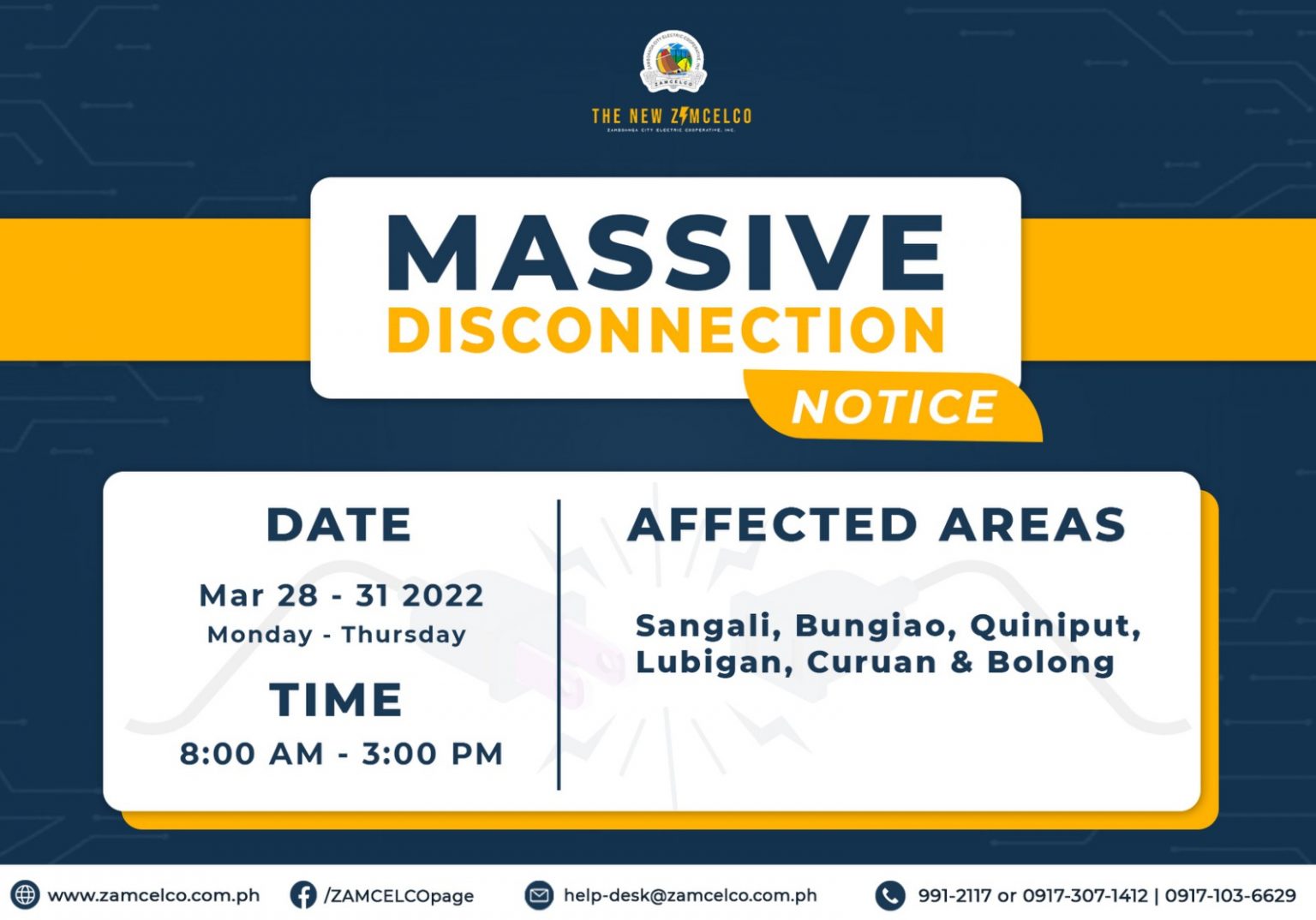 Anti-Pilferage Campaign Under Republic Act 7832 : New ZAMCELCO