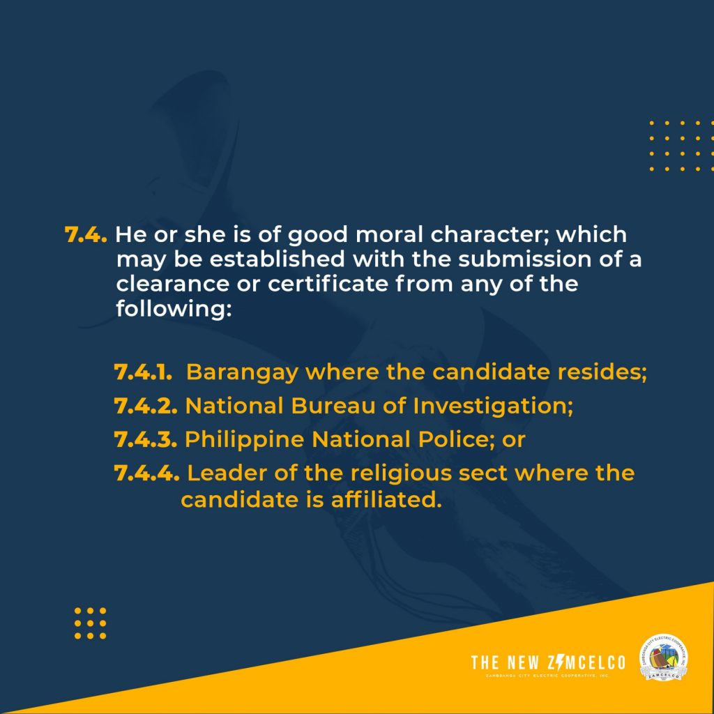 Officially Accepting Certificate of Candidacy (COC) : New ZAMCELCO