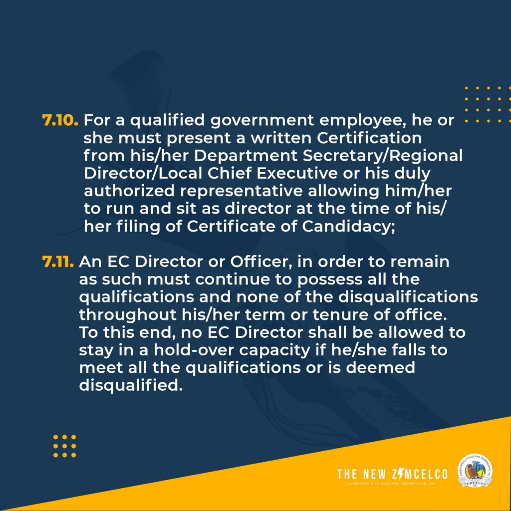 Officially Accepting Certificate of Candidacy (COC) : New ZAMCELCO